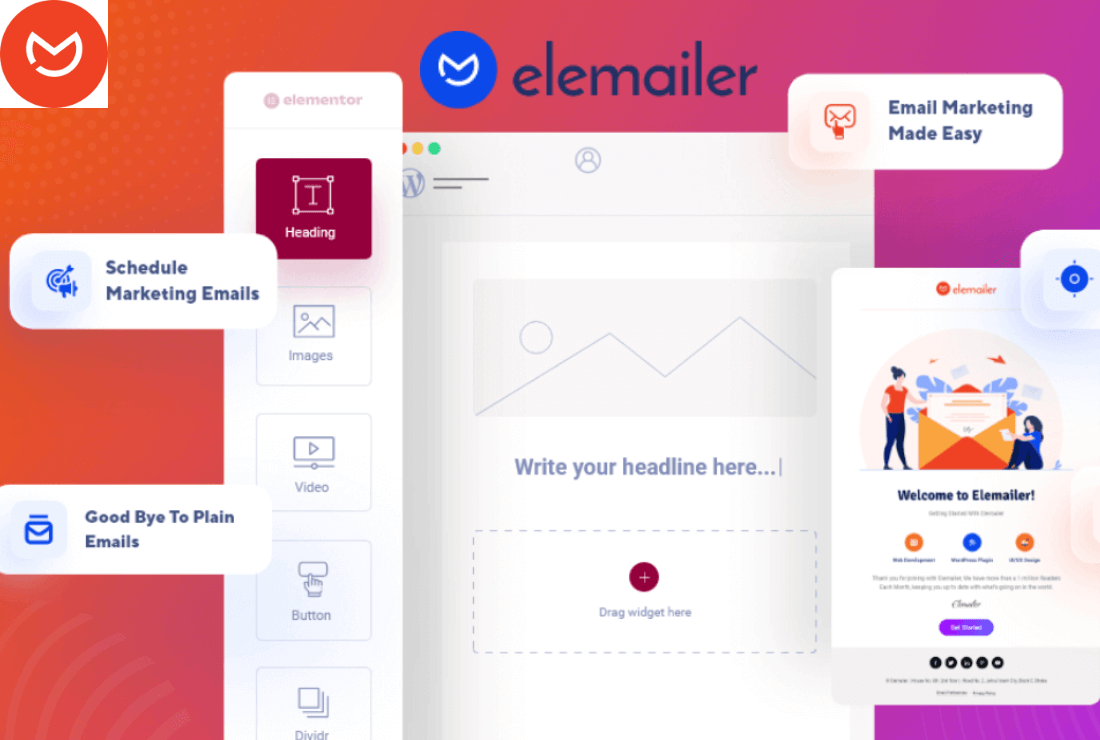 Elemailer – Elementor Email Template & Campaign Builder - v4.1.8 | MOD